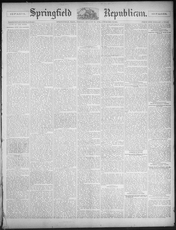 Springfield Weekly Republican - Digital Commonwealth