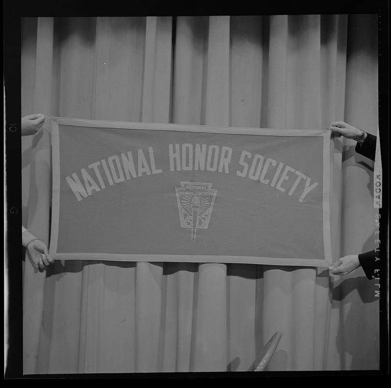 Honor Society assembly - Digital Commonwealth
