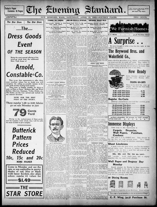 Evening Standard. April 15, 1905 - Digital Commonwealth