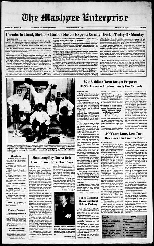 The Mashpee Enterprise. February 21, 1997 - Digital Commonwealth