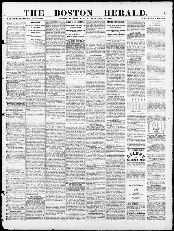 The Boston Herald. December 28, 1880 - Digital Commonwealth