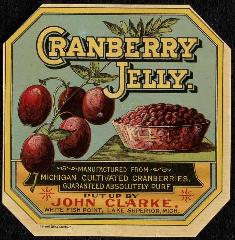 John Clarke Cranberry Jelly Label - Digital Commonwealth