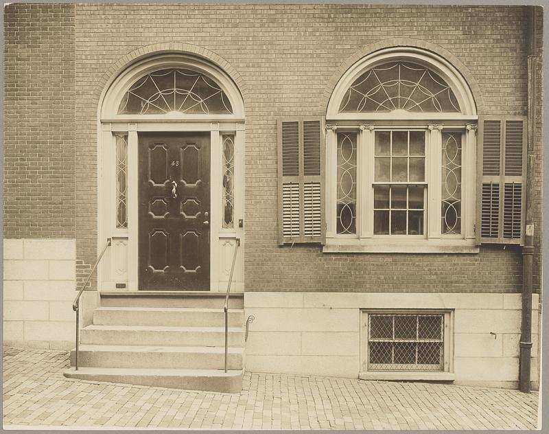Doorway, Chestnut Street, Boston - Digital Commonwealth
