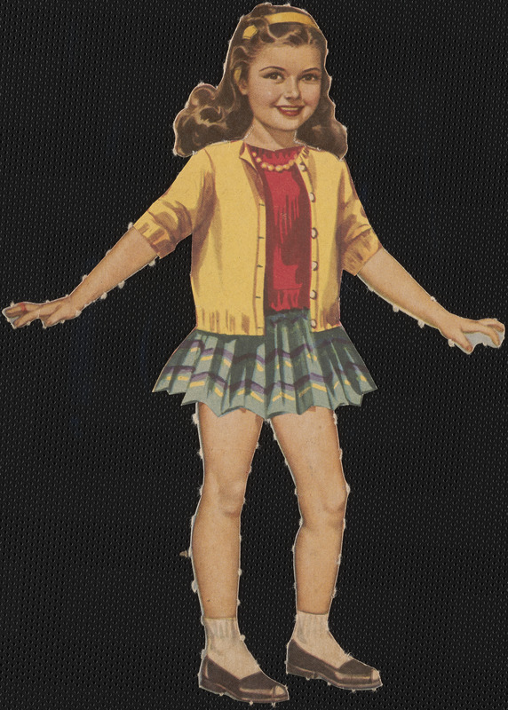 Candy paper doll in outfits - Digital Commonwealth