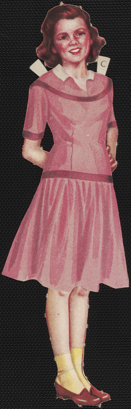 Carol paper doll in outfits - Digital Commonwealth