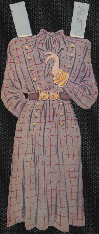 Pat statuette paper doll clothing - Digital Commonwealth