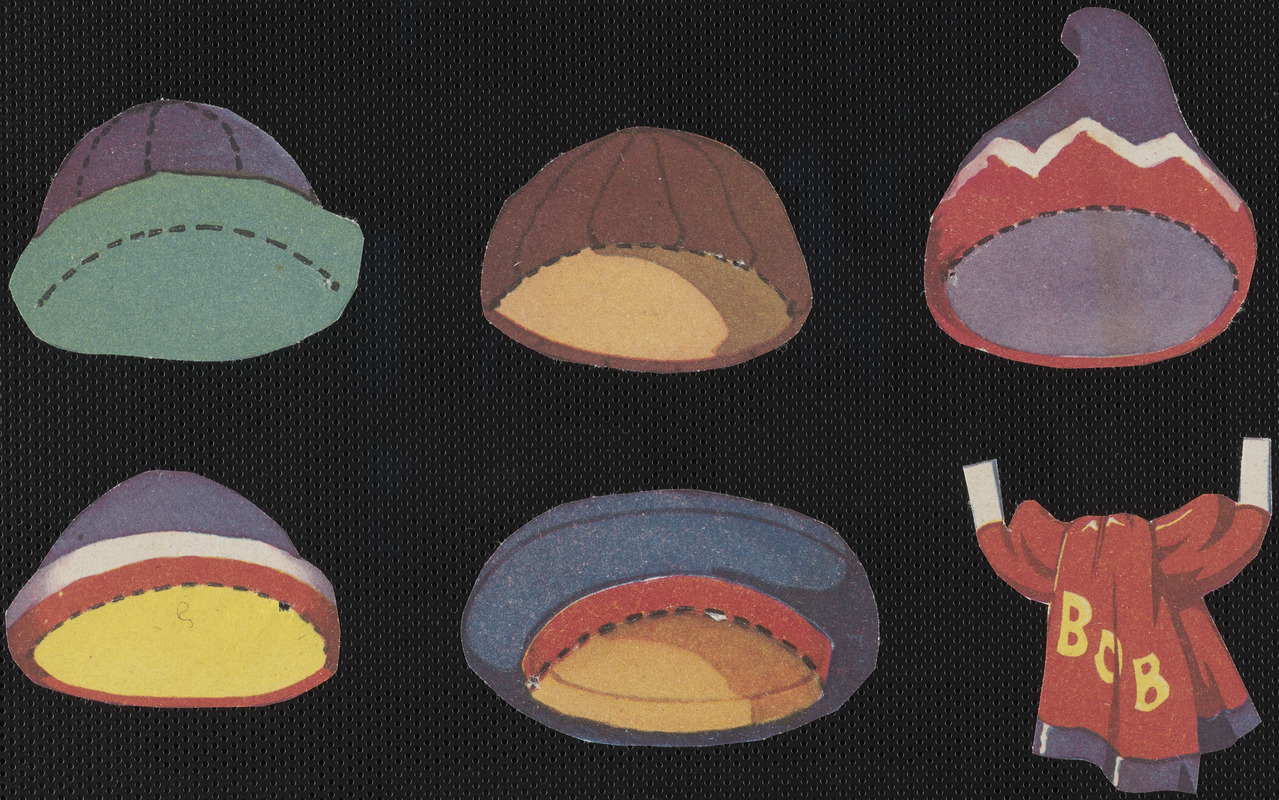 Bob paper doll accessories - Digital Commonwealth
