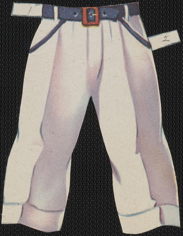 Bob paper doll clothing - Digital Commonwealth