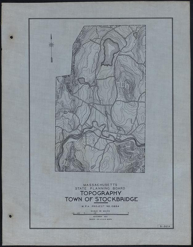 Topography Town of Stockbridge - Digital Commonwealth
