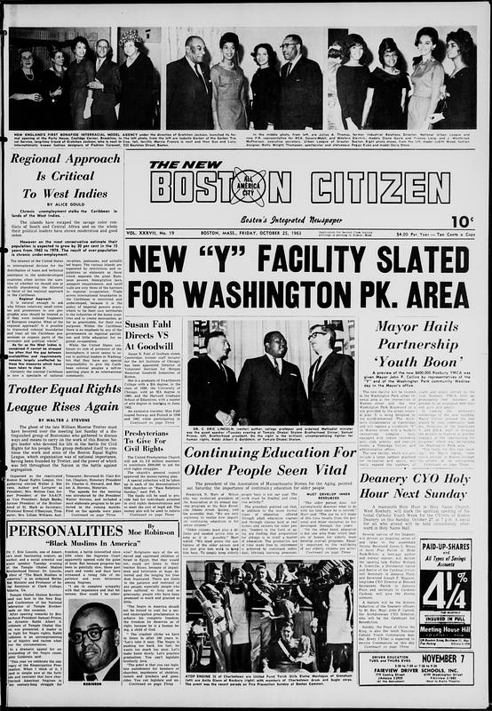 Roxbury Citizen and South End Citizen. October 25, 1963 - Digital ...