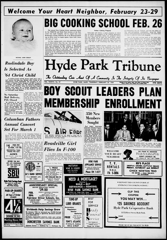 Hyde Park Tribune. February 20, 1964 - Digital Commonwealth