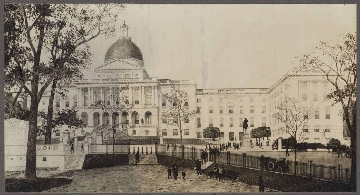 State House, Beacon Street - Digital Commonwealth