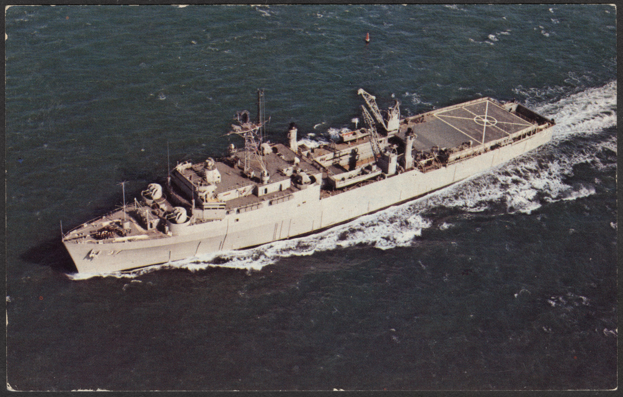 U.S.S. Portland (LSD-37) amphibious landing ship dock - Digital ...