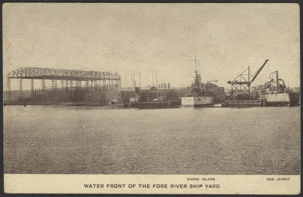 Water front of the Fore River Ship Yard - Digital Commonwealth