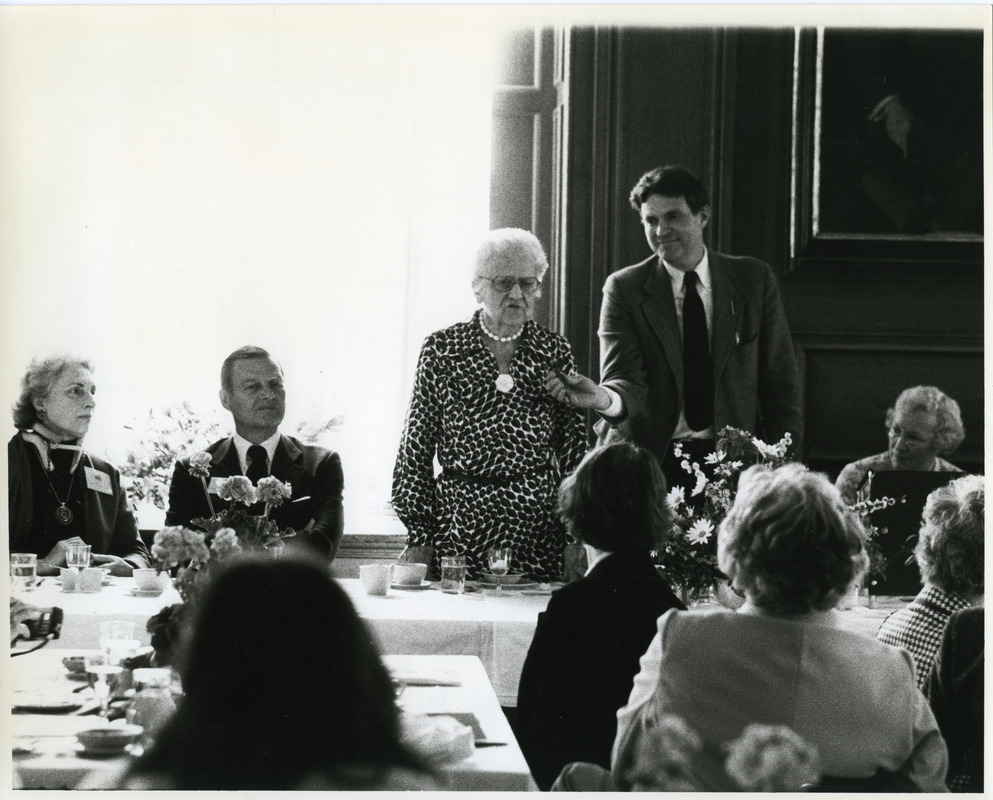 Marguerite Hearsey and Theodore Sizer with Beverly Brooks Floe, Class ...