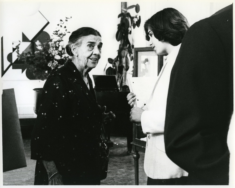 Ruth Newcomb, Class of 1910, Laura Unobskey, Class of 1981 at Abbot ...