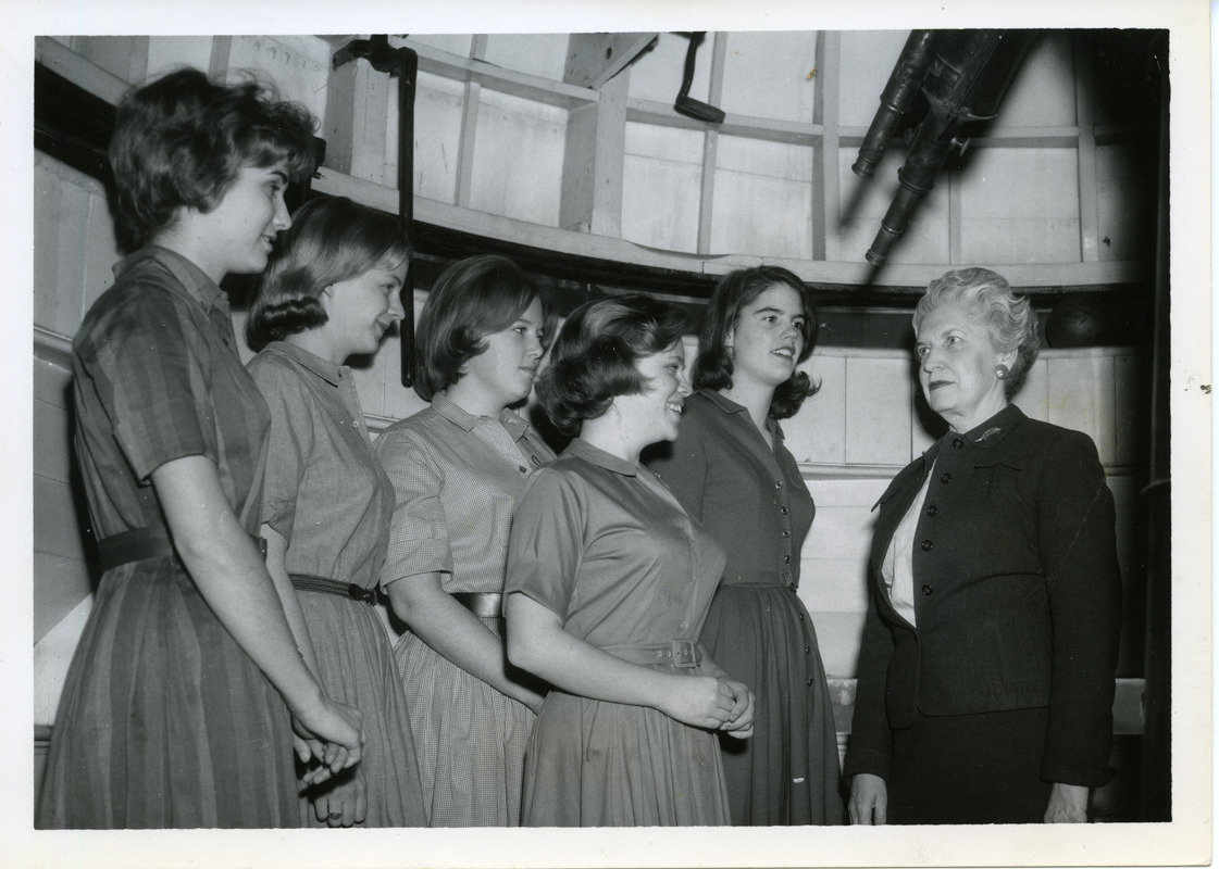 Isabel Hancock and students - Digital Commonwealth