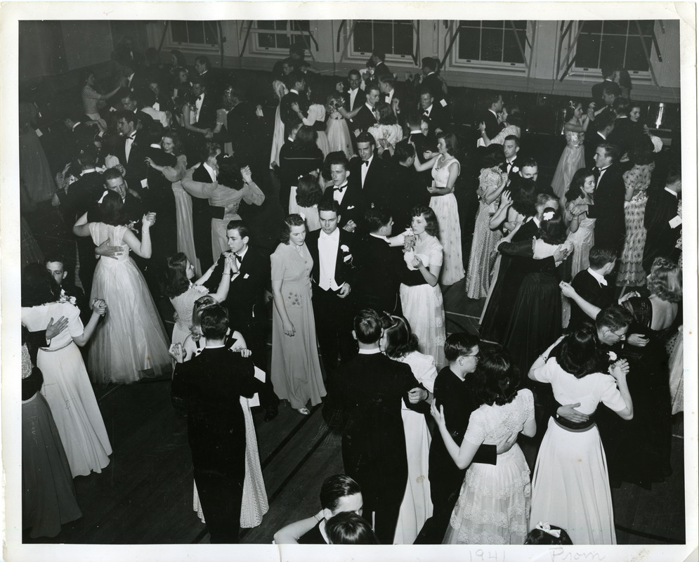 Senior Prom (Davis Hall) - Digital Commonwealth