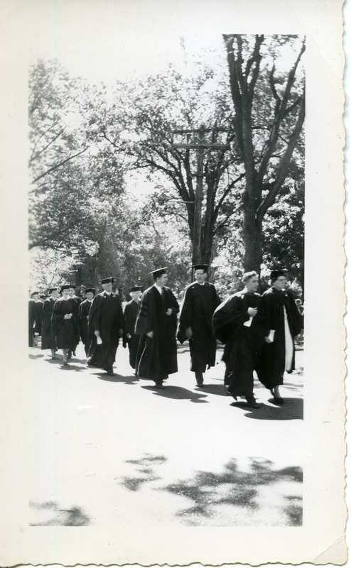 Graduation procession - Digital Commonwealth
