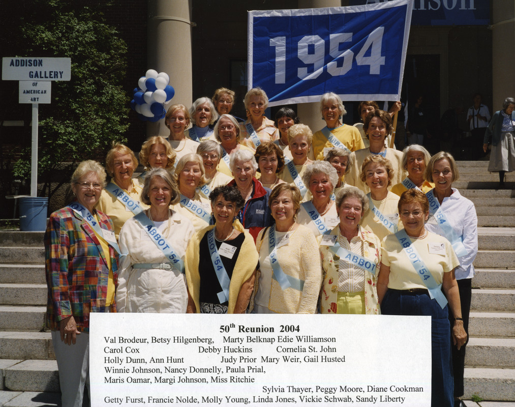 Abbot Academy Class of 1954 50th Reunion: Val Brodeur, Betsy Hilgenberg ...