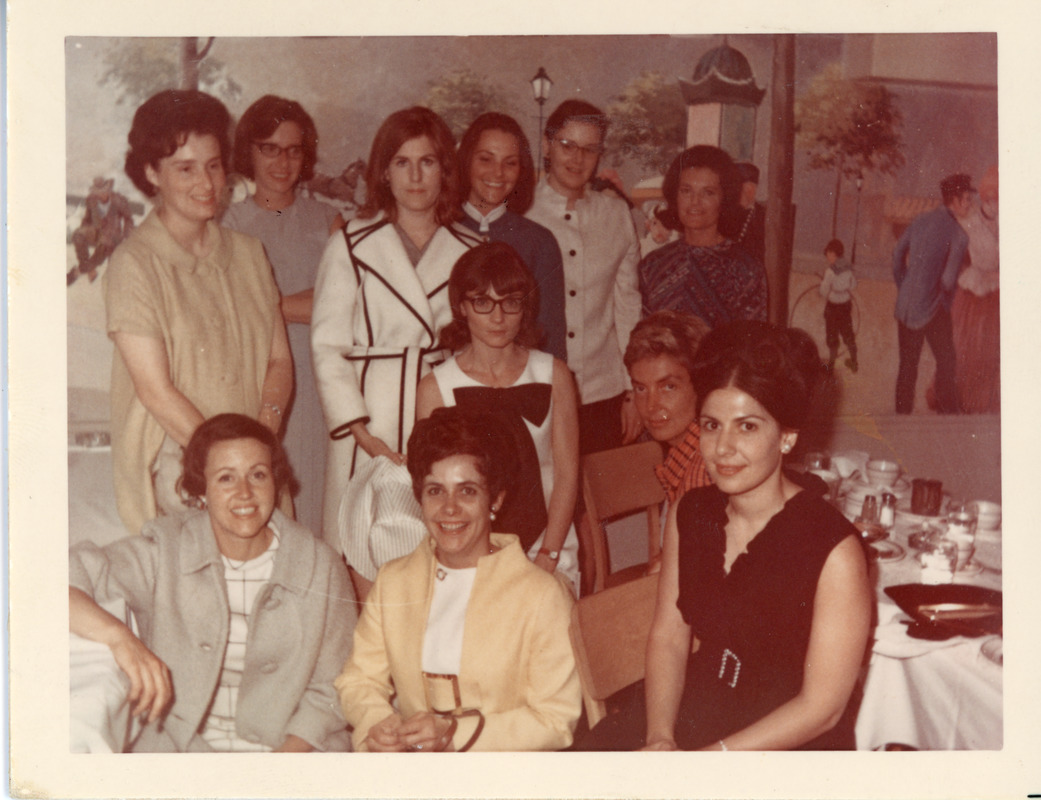 Betsy Beeson, Molly Young, Marion Badoian; Second row: Sandy Liberty ...