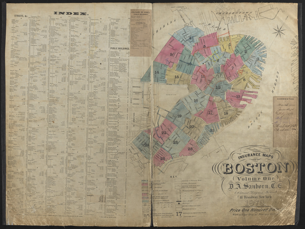 Insurance maps of Boston volume one - Digital Commonwealth