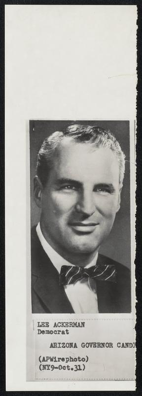 Lee Ackerman Democrat Arizona Governor Cand - Digital Commonwealth