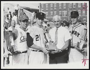 Trophy Winners at yesterday's second annual all-star game between the ...
