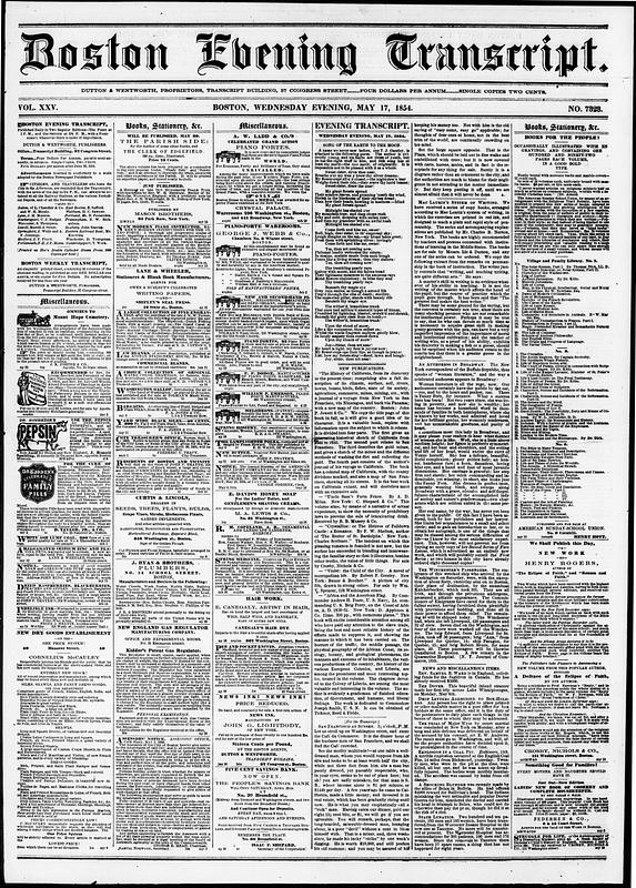 Boston Evening Transcript - Digital Commonwealth