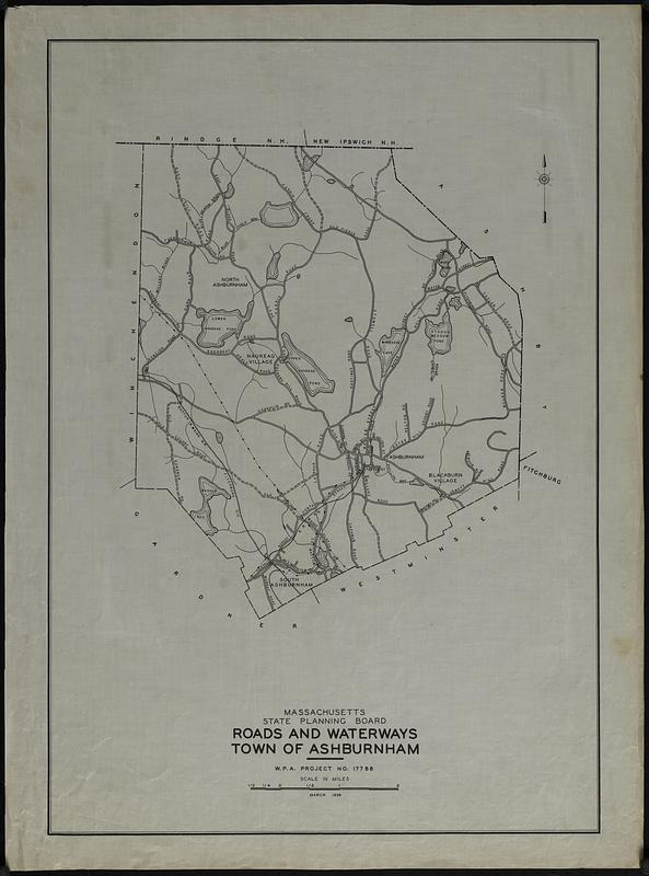 Roads and waterways Town of Ashburnham - Digital Commonwealth