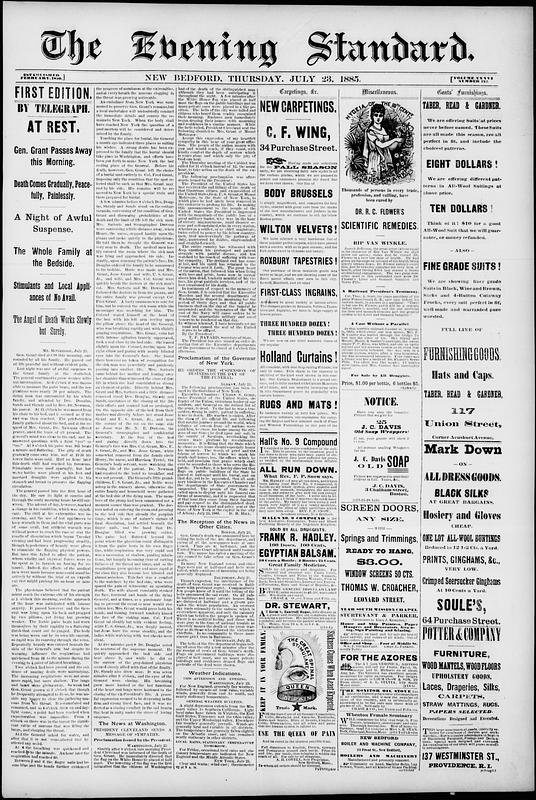 Evening Standard. July 23, 1885 - Digital Commonwealth