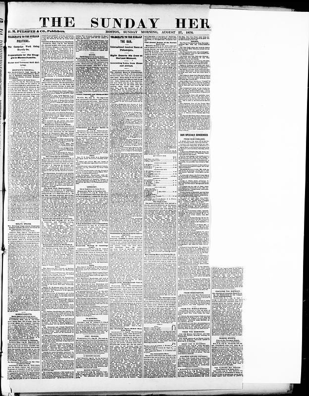 The Boston Herald. August 27, 1876 - Digital Commonwealth