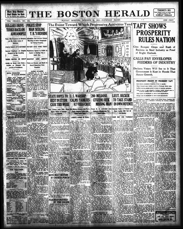 The Boston Herald. October 21, 1912 - Digital Commonwealth