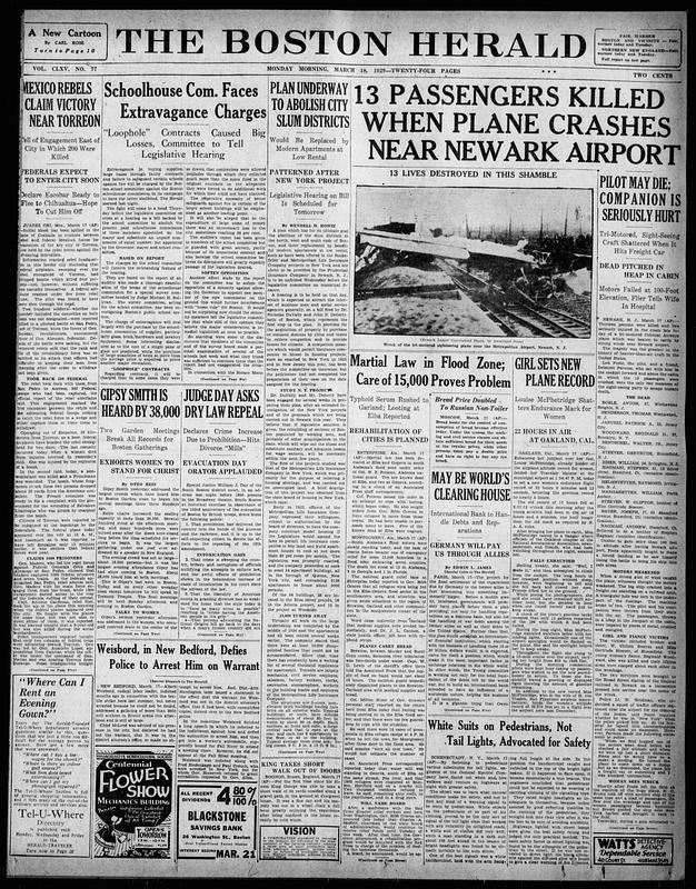 Boston Herald. March 18, 1929 - Digital Commonwealth