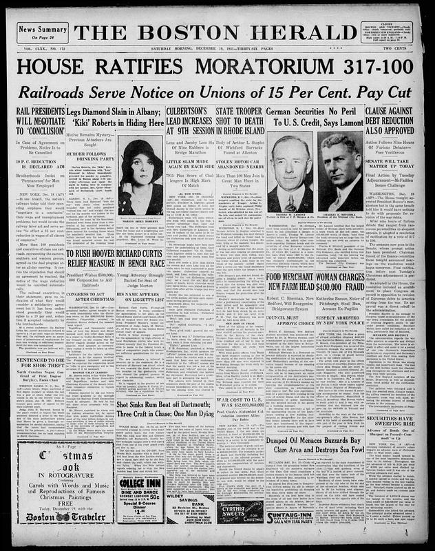 Boston Herald. December 19, 1931 - Digital Commonwealth