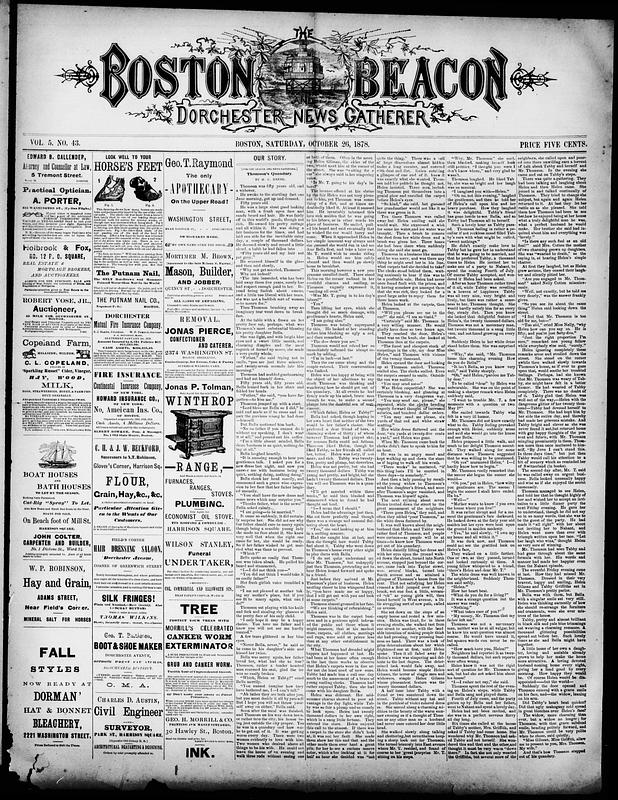 The Boston Beacon and Dorchester News Gatherer, October 26, 1878 ...