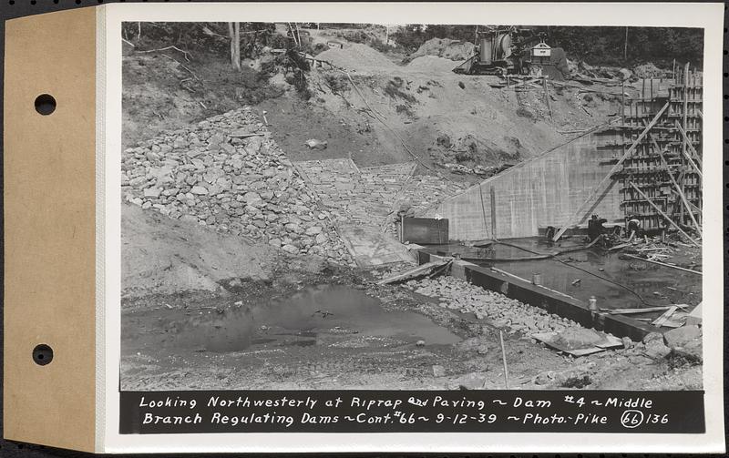 Contract No. 66, Regulating Dams, Middle Branch (New Salem), and East ...