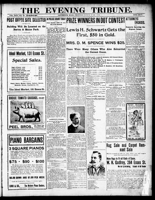 The Evening Tribune. January 27, 1902 - Digital Commonwealth