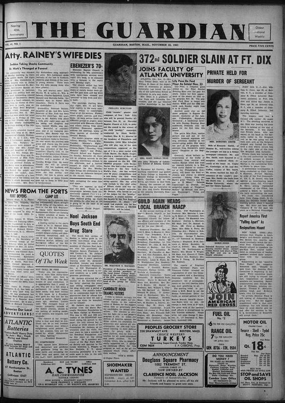 The Guardian. November 22, 1941 - Digital Commonwealth