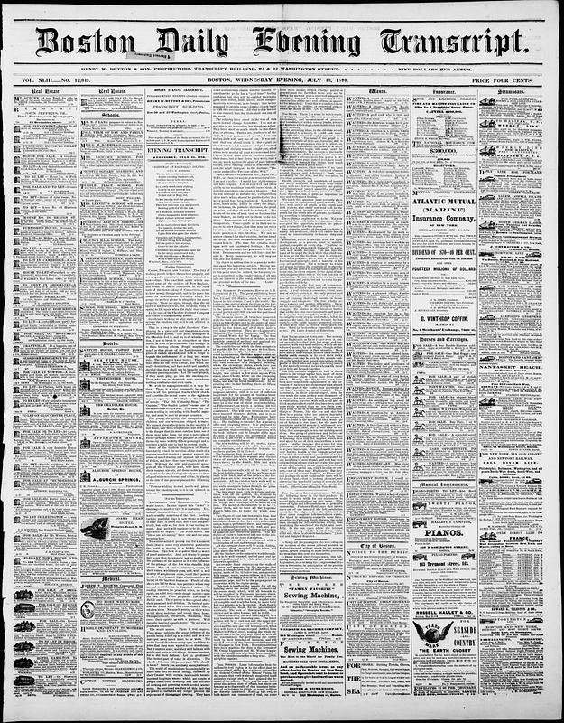 Boston Daily Evening Transcript - Digital Commonwealth