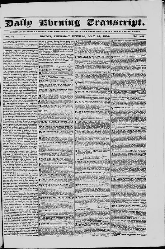 Daily Evening Transcript - Digital Commonwealth