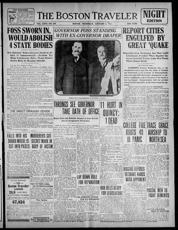The Boston Traveler. January 05, 1911 - Digital Commonwealth