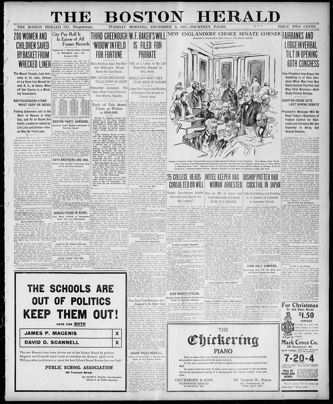The Boston Herald. December 03, 1907 - Digital Commonwealth