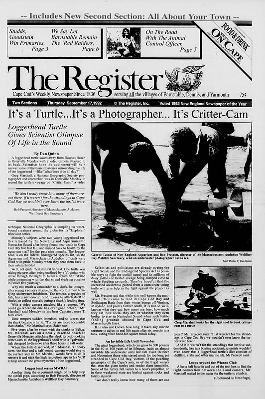 The Register. September 17, 1992 - Digital Commonwealth