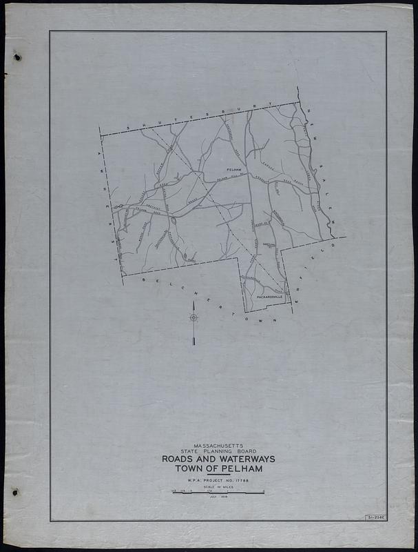 Roads and Waterways Town of Pelham - Digital Commonwealth