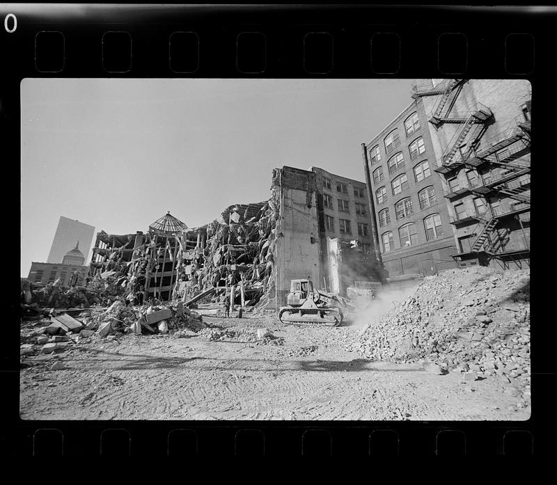 Park Square garage demolition, Boston - Digital Commonwealth