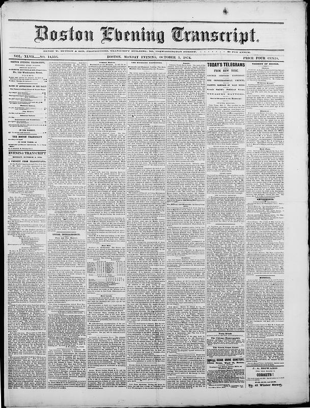 Boston Evening Transcript - Digital Commonwealth