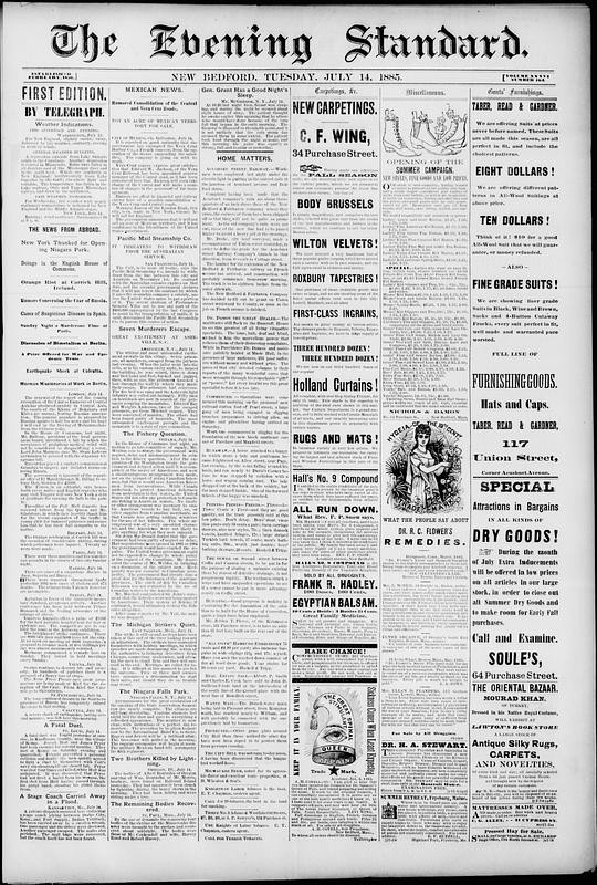 Evening Standard. July 14, 1885 - Digital Commonwealth