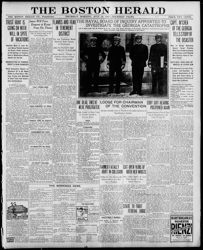 The Boston Herald. July 18, 1907 - Digital Commonwealth