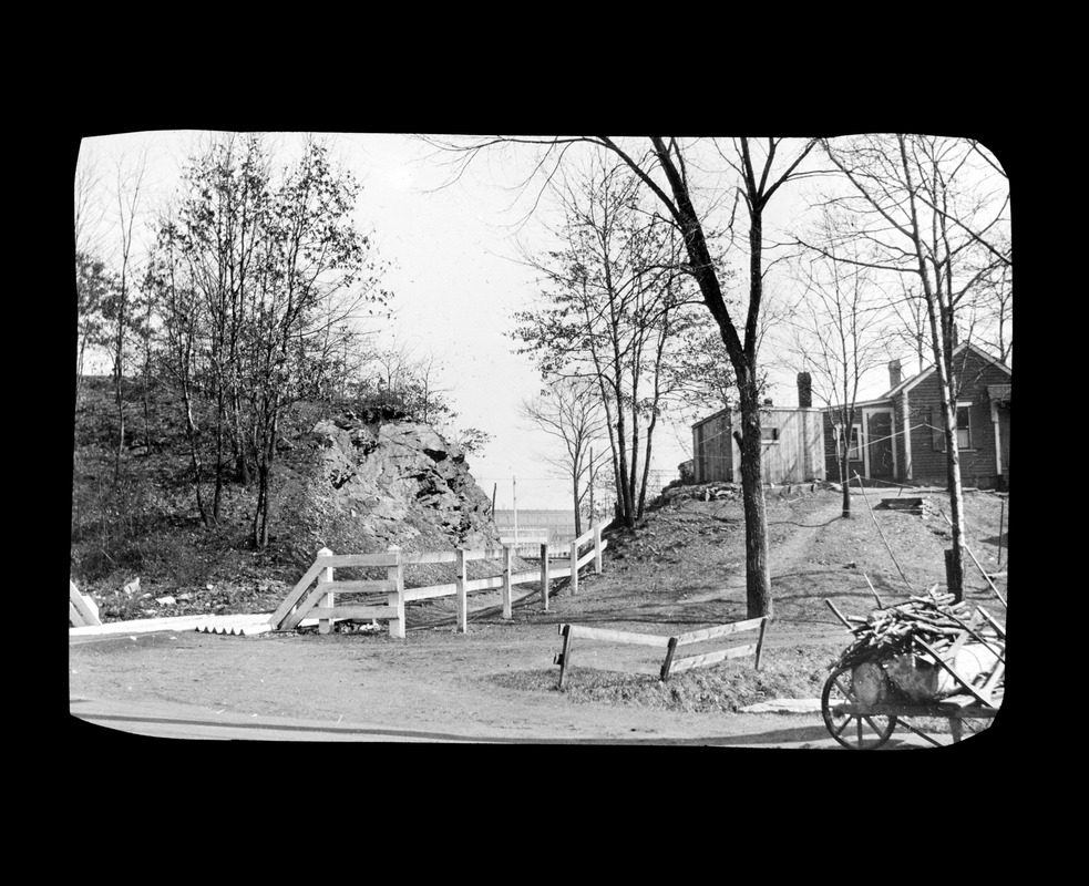 Cut thru Round Hill Fore River Railroad - Digital Commonwealth